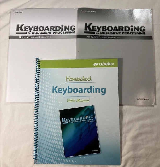 ABEKA KEYBOARDING & Document Processing Student Quizzes Tests Video ...