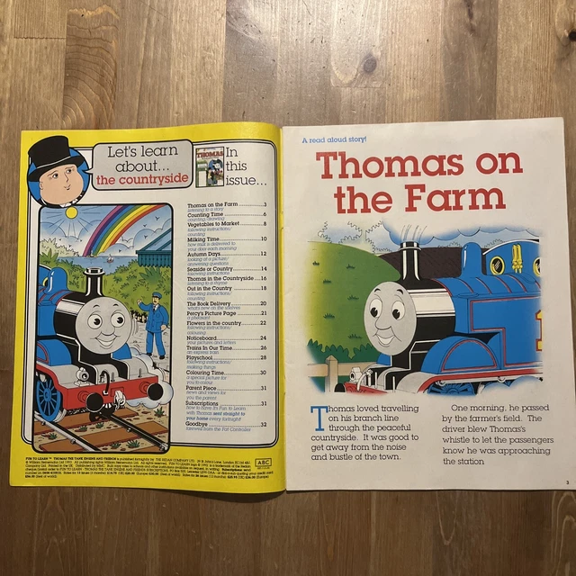 THOMAS THE TANK Engine And Friends Comic Issue 67 Fun to Learn Redan ...