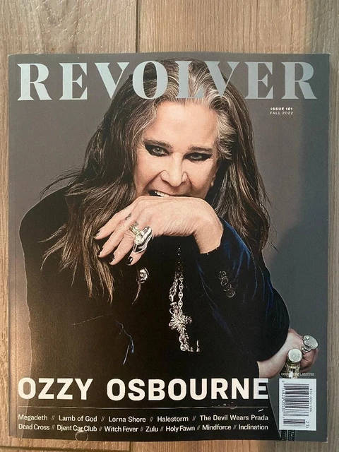 REVOLVER MAGAZINE FALL 2022 Issue 161 OZZY OSBOURNE Megadeth HALESTORM ...
