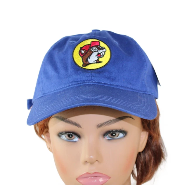 BUC-EE'S TRUCKER HAT Blue Buc ees Patch Gas Station Beaver One Size Fit ...