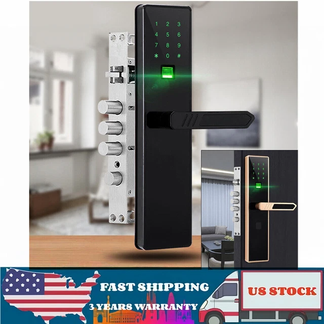 TOUCHSCREEN SMART DOOR Lock Keyless Digital Keypad Lock Entry ...