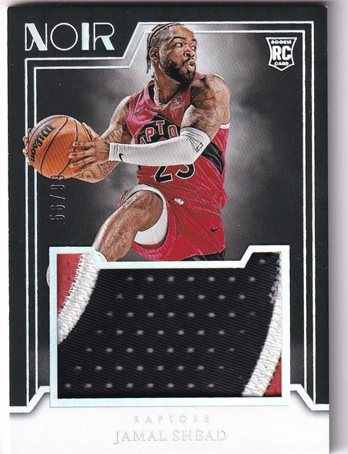 2024-25 PANINI NEGRO NBA N º Rjm-Jml Jamal Shead Rookie Parche 56/99 ...