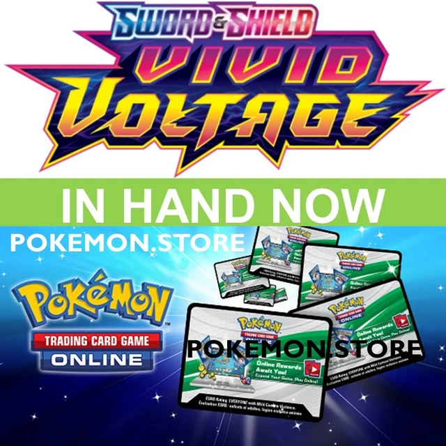 50 VIVID VOLTAGE Codes Pokemon TCG Online Booster Sword & Shield EMAILED as TEXT EUR 18,07 ...