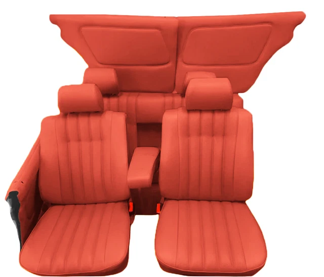 INTERIOR DESIGN SEAT Set for Mercedes Benz W123 Sedan Red $5,723.02 ...