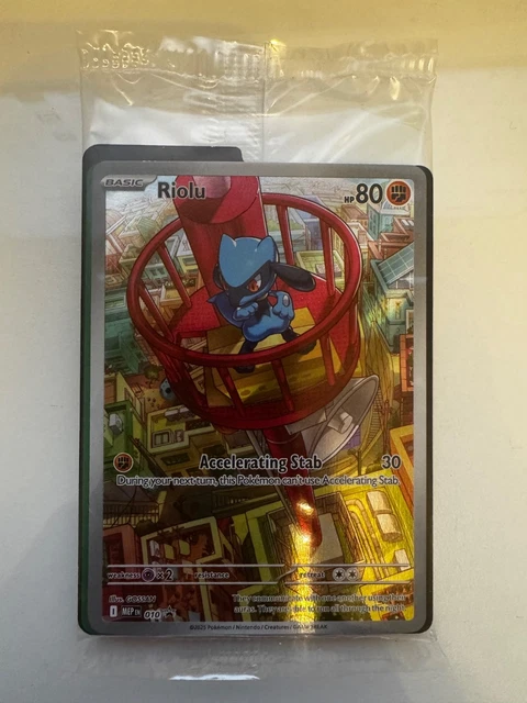 POKEMON TCG MEGA Evolution - Riolu 010 Full Art Holo Promo ETB £13.46 ...