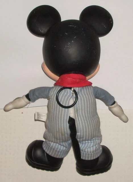 DISNEY STORE MICKEY Mouse Clubhouse Talking Train Conductor Mickey Doll ...
