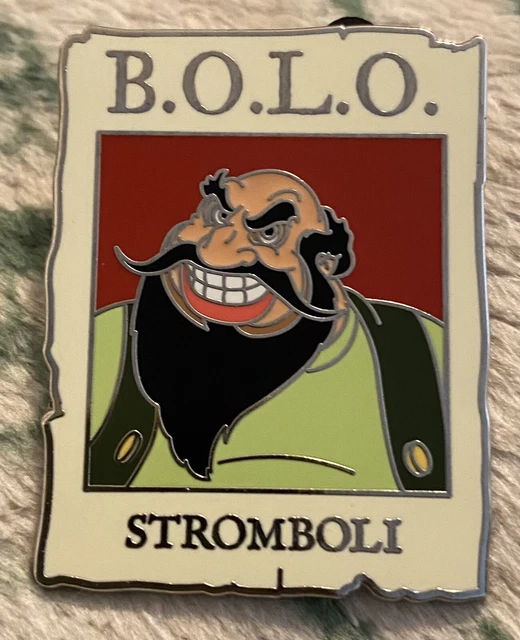 DISNEY CAST EXCLUSIVE Stromboli Pin BOLO Be on the Look Out Pinocchio ...