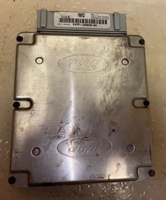 90-91 FORD RANGER 2.3L MT Engine Computer ECU ECM PCM PN# F07F-12A650 ...