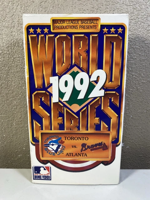 MLB TORONTO BLUE Jays 1992 World Series VHS Vintage Baseball Video Fast ...