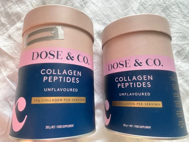 DOSE & CO PURE COLLAGEN PEPTIDES, UNFLAVOURED - 283g x2 £28.77 ...