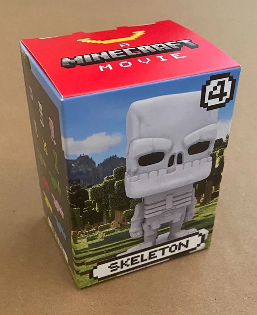 A MINECRAFT MOVIE SKELETON Action Figure 2025 McDonald's Happy Meal Toy ...