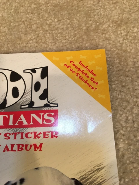 DISNEY 101 DALMATIANS Collectible Sticker Story Album Set 66 Panini ...