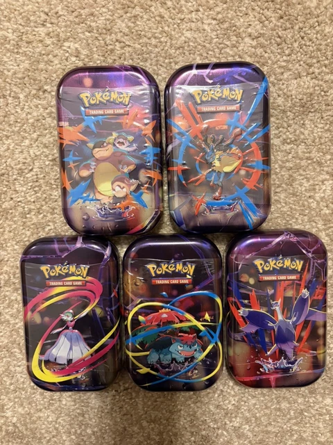 POKÉMON TCG MEGA Evolutions Heroes Mini Tins x5 Sealed £95.00 - PicClick UK