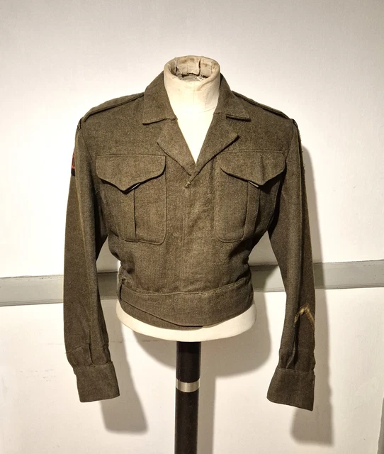 ORIGINAL WW2 BRITISH Army RASC Combined Operations Commando Battledress ...