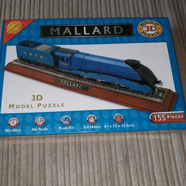 CHEATWELL GAMES MALLARD TRAIN 3D BUILD IT PUZZLE 155pz EUR 23,30 ...