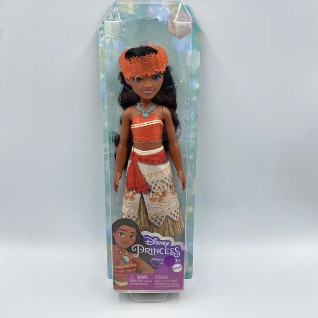 DISNEY PRINCESS MOANA Doll Birthday Girls Gift Mattel Original Box NEW ...