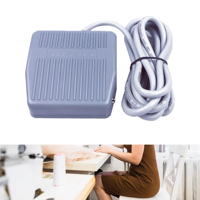 ELECTRONIC SEWING MACHINE Pedal Foot Switch 220V with 2M Power Cord ...