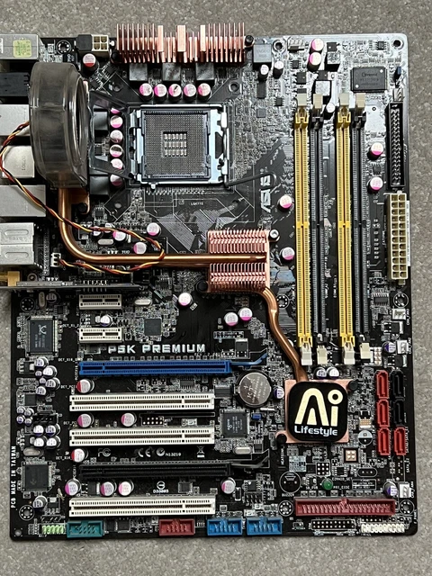 INTEL PK5 PREMUM WIFi E6758 + INTEL CORE 2 DUO + x2 OCZ PC2 6400 2GB ...