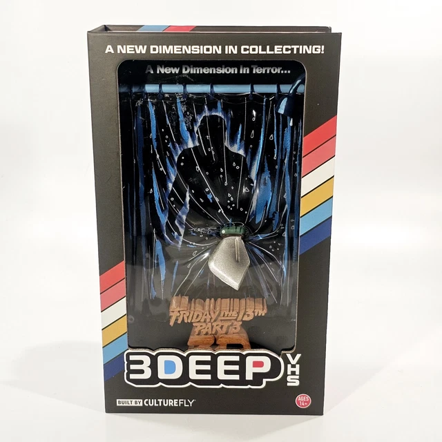 CULTUREFLY 3DEEP VHS Friday The 13th Part 3 Sculpted Replica Jason ...