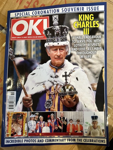 NEW UK OK! Magazine - HM Royal King Charles III Coronation Special ...