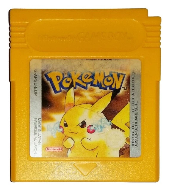 POKEMON: YELLOW VERSION: PIKACHU EDITION (Game Boy Game) Gameboy ...