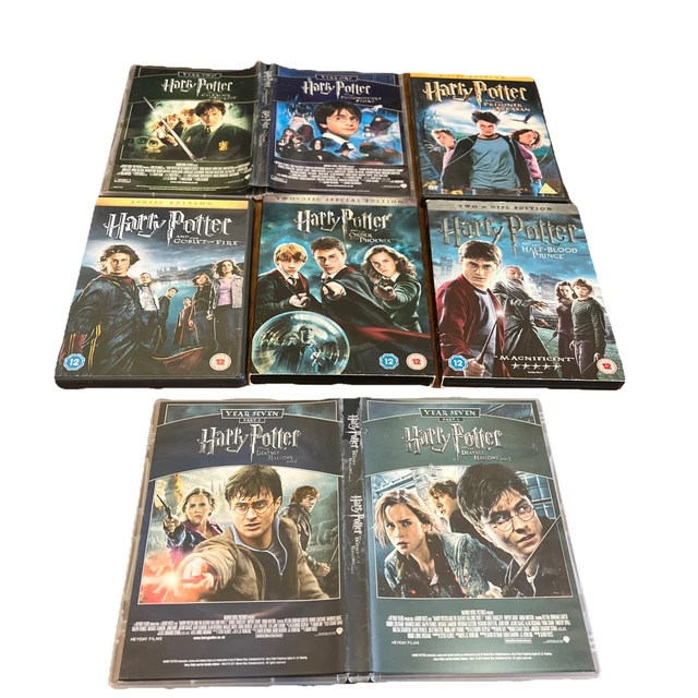 HARRY POTTER - Complete, 8-Film Collection, DVD Set All Movies £12.21 - PicClick UK
