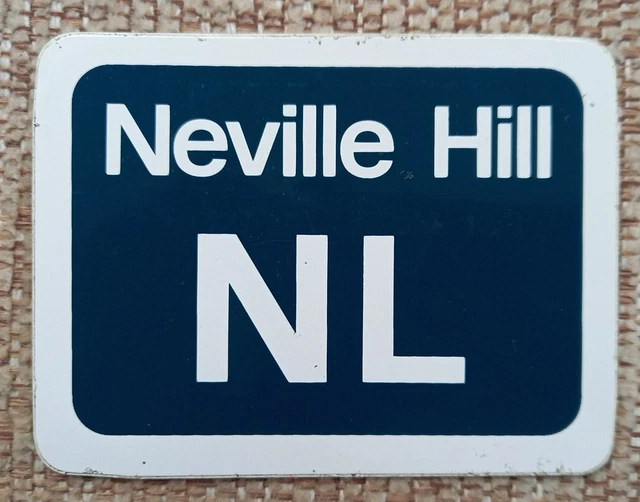 BRITISH RAILWAYS LOCOMOTIVE Depot Code Sticker. May 1990 Neville Hill ...