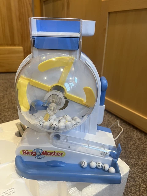 BINGO MASTER VINTAGE Electronic Automatic Remote Controlled Ball ...