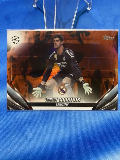 2023-24 TOPPS UEFA Club Competitions Thibaut Courtois red inferno *83 ...