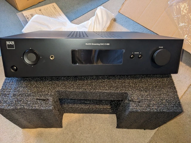 NAD C658 BLUOS Streamer Preamp & DAC Fully Balanced XLR Plus Dirac EUR ...
