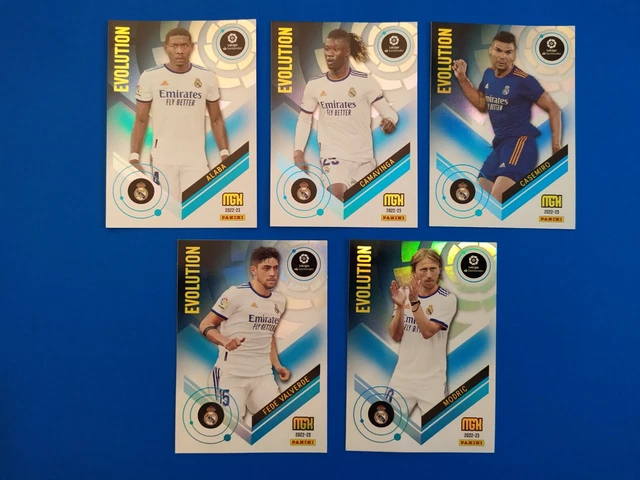 LAS 5 CARDS Evolution Real Madrid Megacracks 2022 2023 / 22 23 EUR 14 ...