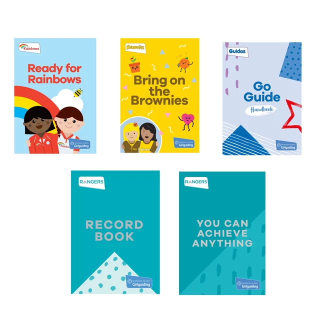 GIRLGUIDING RAINBOWS BROWNIES Go Guides Rangers Record Book Handbook ...