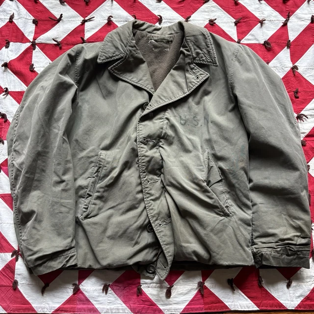 VINTAGE WW2 ERA U.S. Navy N-4 Deck Jacket M41 Style As Is Worn USN ...