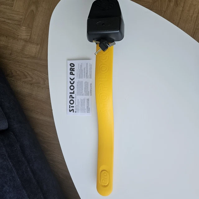 NEW STOPLOCK PRO Maximum Security Steering Wheel Immobiliser Lock with ...