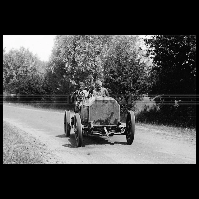 PHOTO A.037915 FELICE NAZZARO FIAT 130 HP CORSA GRAND PRIX 1906 CIRCUIT ...
