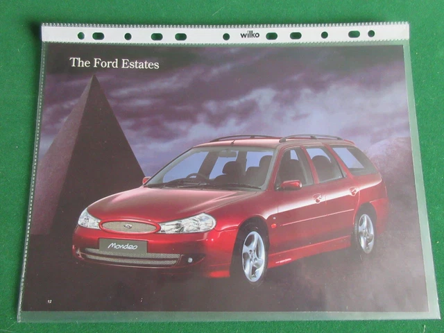 FORD MONDEO ST24 A4 Size Brochure Poster c'1998 Excellent Condition ...