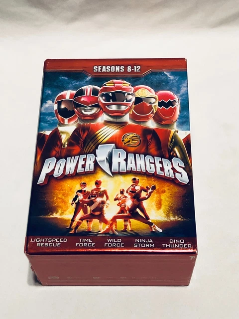 POWER RANGERS SEASONS 8-12 DVD Box Set Shout Factory OUT OF PRINT £168. ...