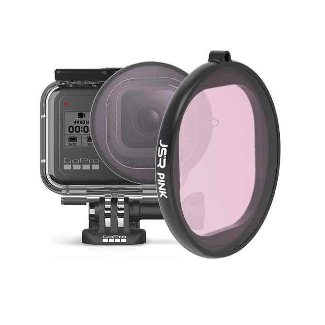 GOPRO HERO8 ROUND Diving Lens Filter - Pink $58.95 - PicClick AU
