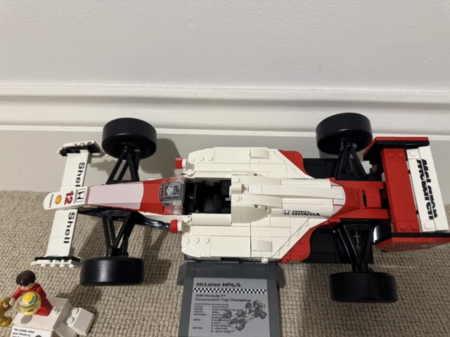 LEGO ICONS: MCLAREN Mp4/4 & Ayrton Senna (10330) - Built - Complete £1. ...