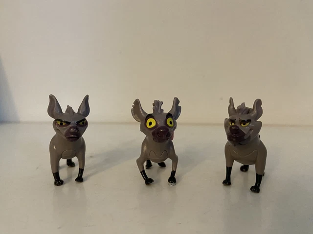 DISNEY LION GUARD King Hyenas Mini Figures Bundle Cheezi Chungu & Janja ...