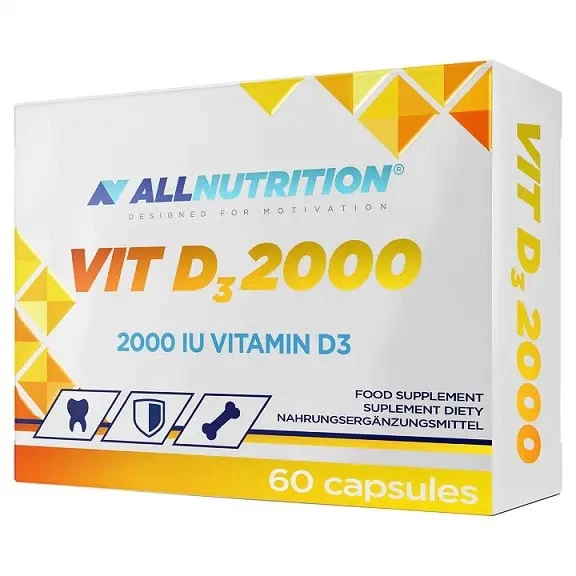 VIT D3 2000, 2000 IU - 60 caps £7.13 - PicClick UK