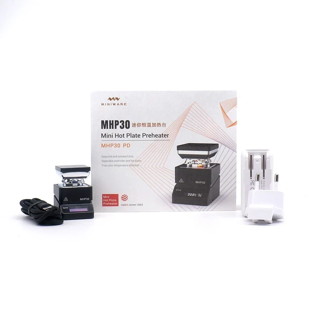 MHP30 MINI SMD PCB Hot Plate Preheater 3*3 cm Preheating Rework Station ...