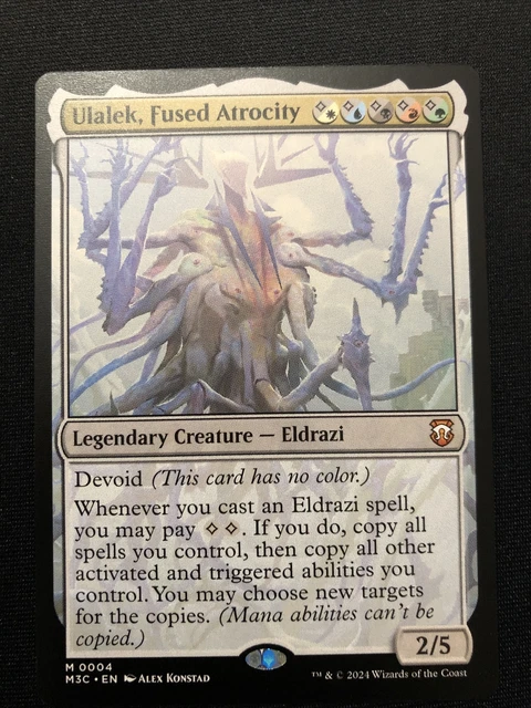 MAGIC THE GATHERING Ulalek, Fused Atrocity Commander: Modern Horizons 3 ...