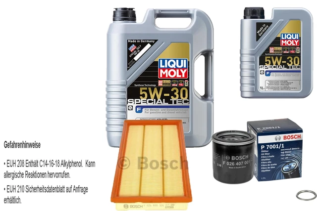 BOSCH INSPECTION SET 6L Liqui Spécial Moly Tec F 5W-30 pour Subaru Forestier EUR 103,06 ...