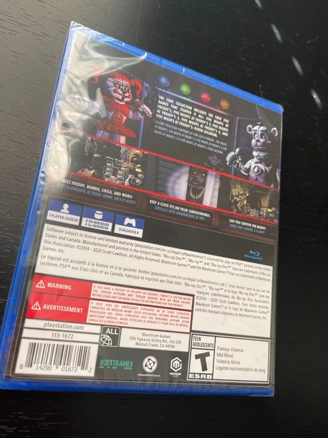 FIVE NIGHTS AT Freddy's - The Core Collection PlayStation 4 (PS4 ...