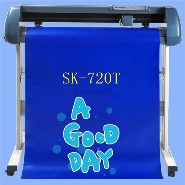720MM 28& SIGN Sticker Vinyl Cutter Cutting Plotter+Artcut SK720T Ce ...