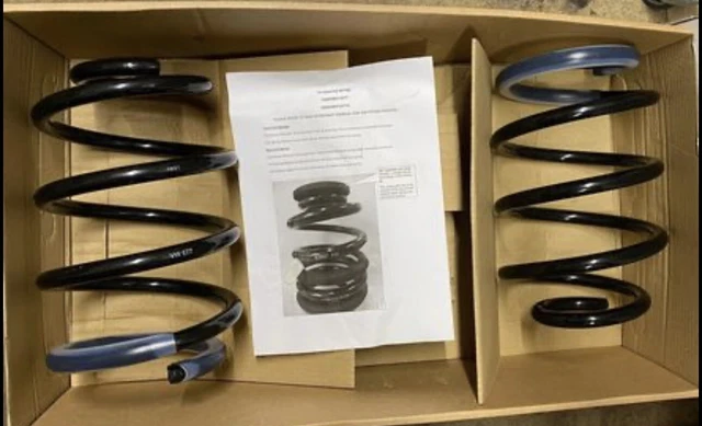 GENUINE VW T5/T6 Transporter **FRONT Only** sportline lowering springs ...