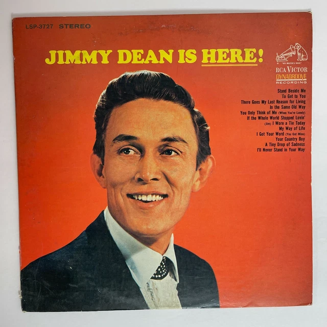 JIMMY DEAN IS Here-RCA Victor Record LSP-3727 1967 Vinyl Album Play ...
