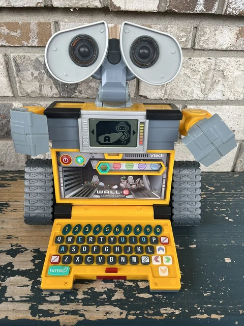 DISNEY PIXAR VTECH Wall-E Learning Laptop Educational Computer Tested ...