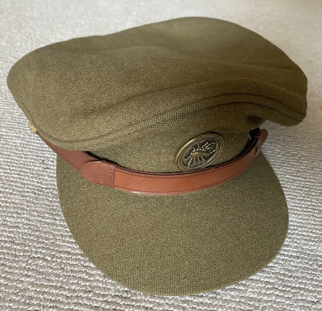 WW2 BRITISH ARMY Officers Service Cap Hat LRDG Long Range Desert Group ...